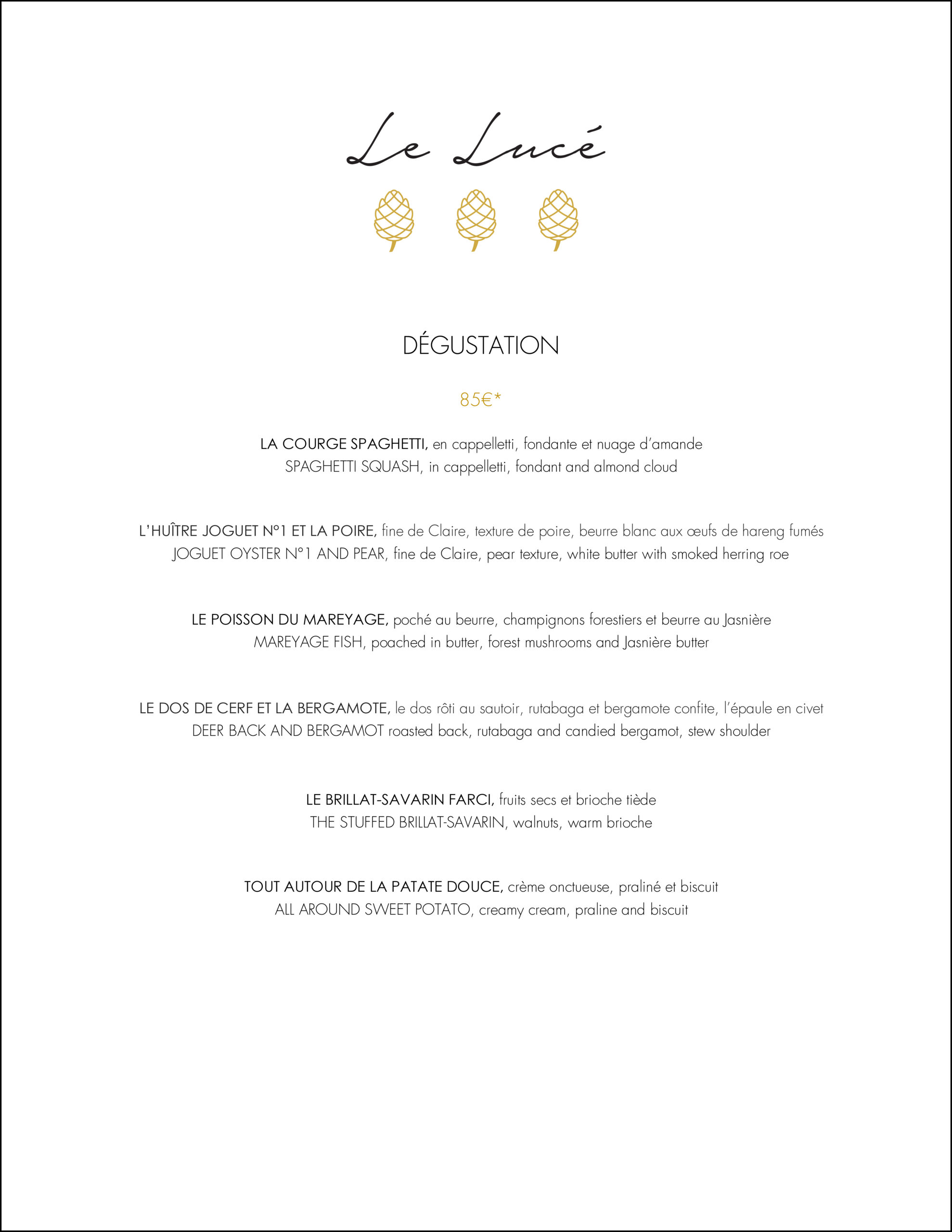 Lunch + Dinner | Le Lucé